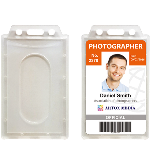 ID Card Pouch PVC 67x98mm- Vertical – The Wrapperz